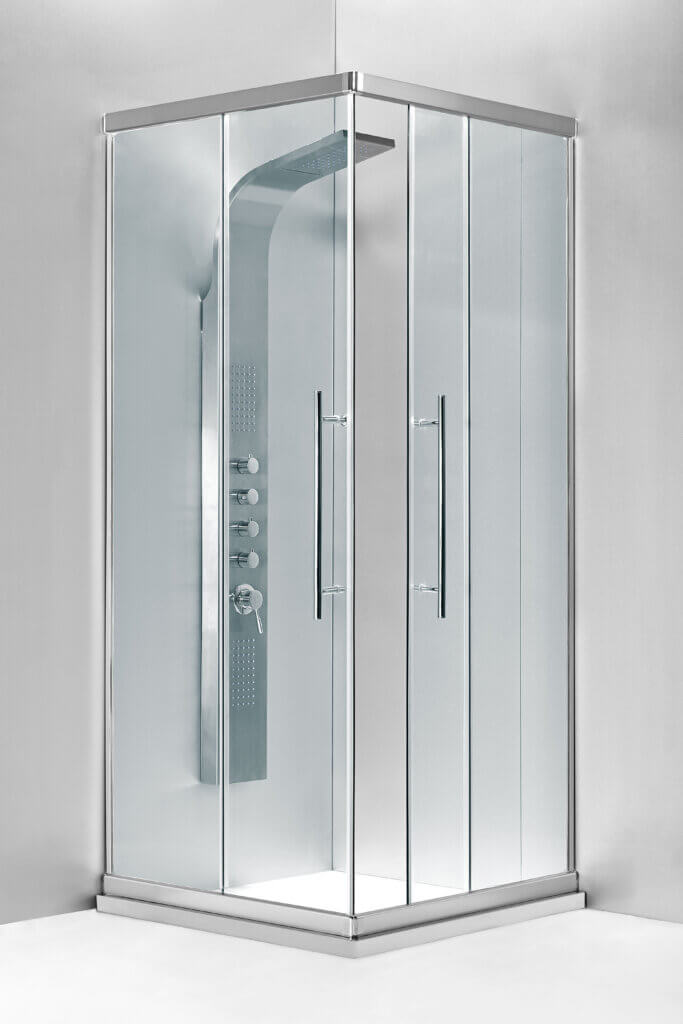 ΣΕΙΡΑ INFINITY CORNER ΓΩΝΙΑΚΗ ΣΥΡΟΜΕΝΗ ΚΑΜΠΙΝΑ ΜΠΑΝΙΟΥ - Vlavianos Glass